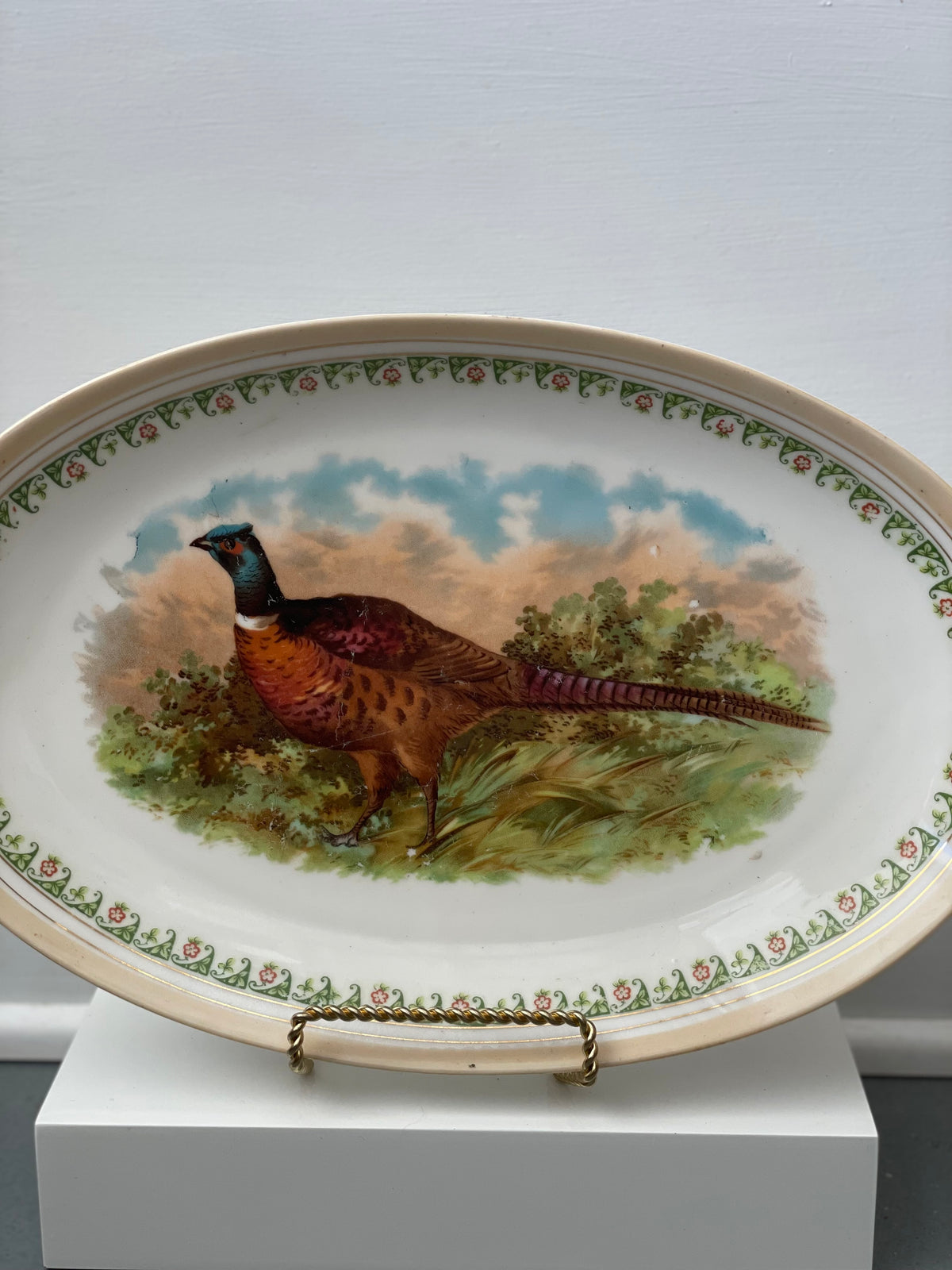 Antique Pheasant Plate– Lauren Patterson Interiors